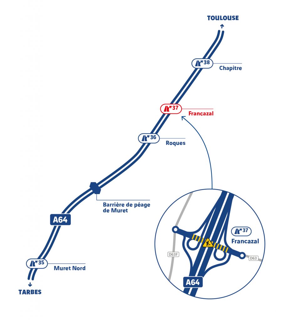 A64 - Travaux de confortement du pont du Boulevard de l'Europe ...