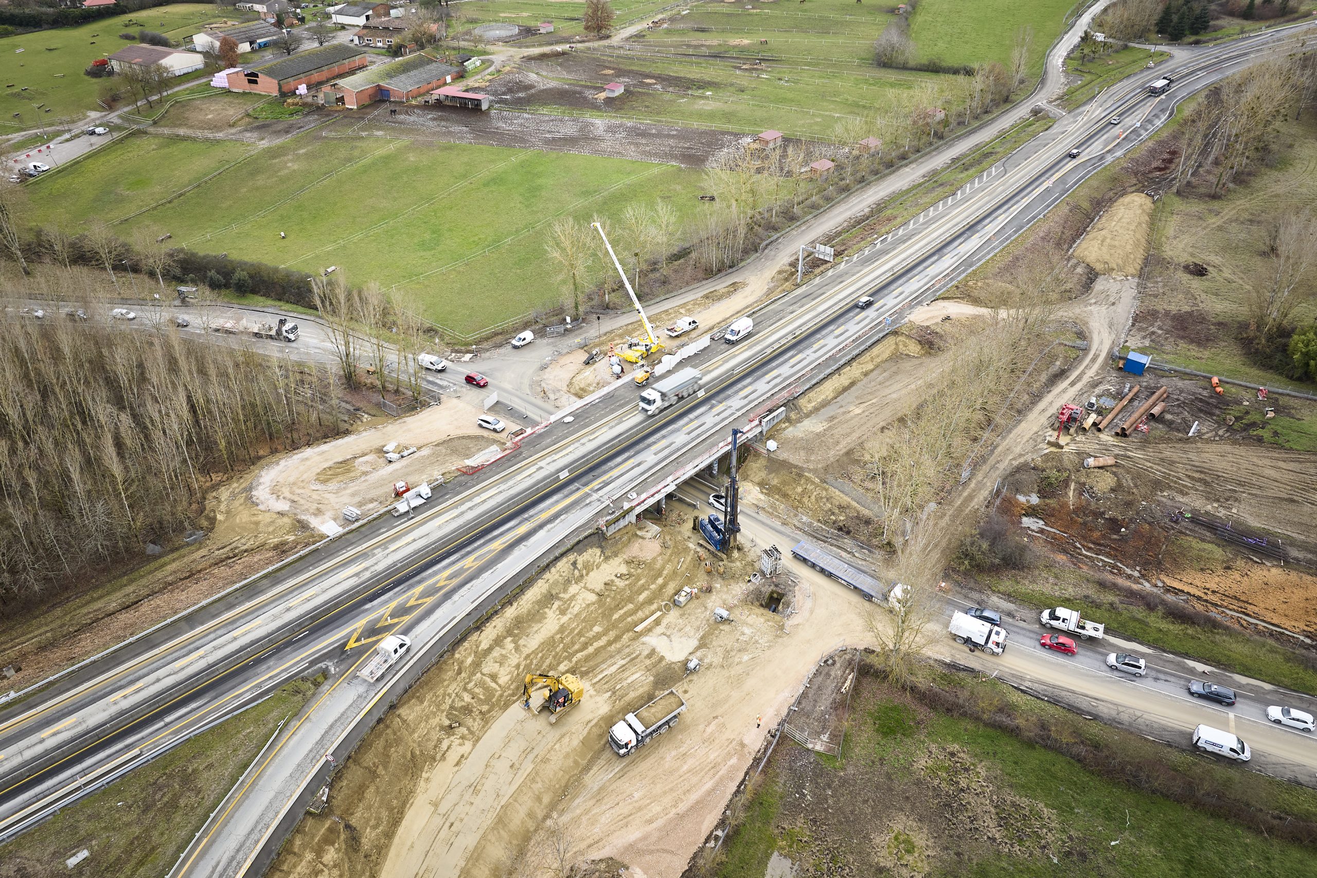 A680 : fermetures nocturnes de la RD20 à Gragnague du 19 au 23 février ...